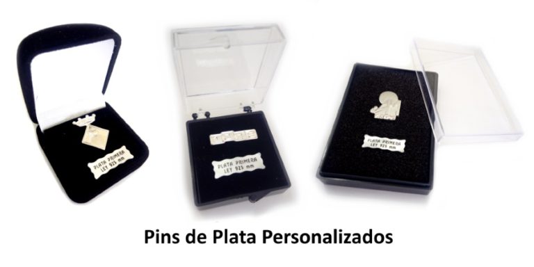 Pins de Plata Personalizados | Envío GRATIS a México